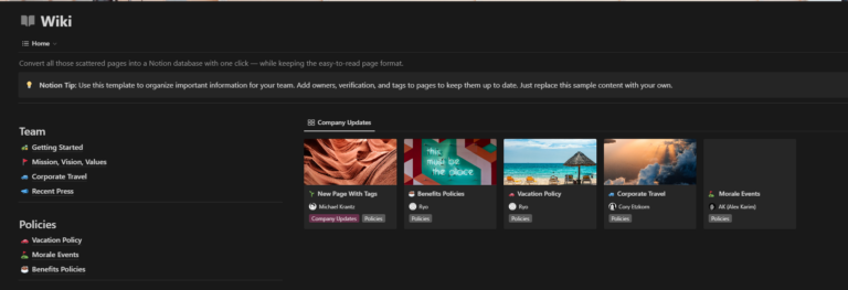 30+ Melhores Templates de Notion para Tudo - Templates de Notion
